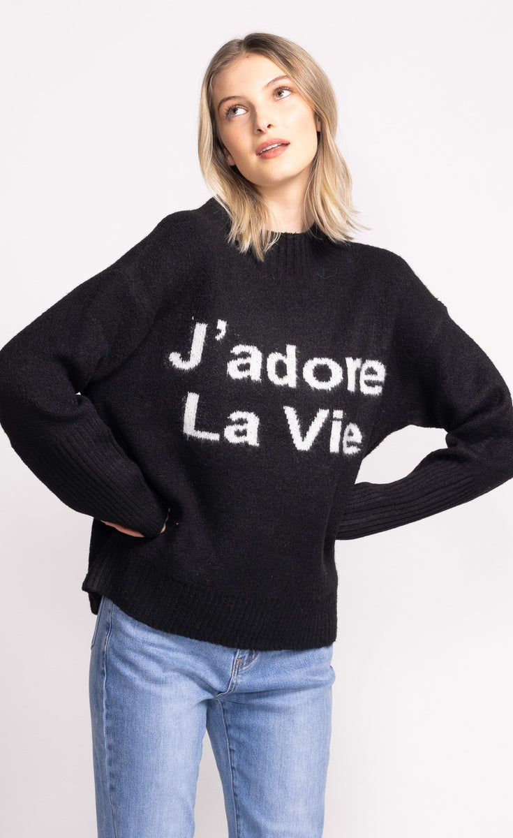 J'Adore La Vie Sweater – LA Saddlery
